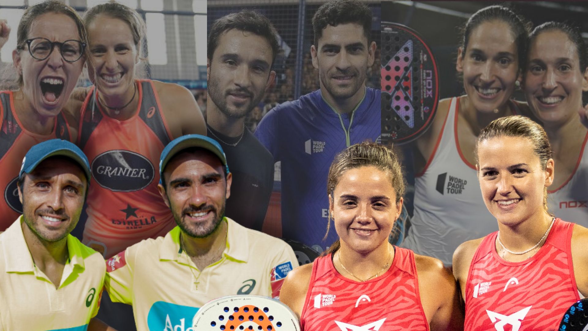 Padelns giganter: Listan över paren med flest titlar